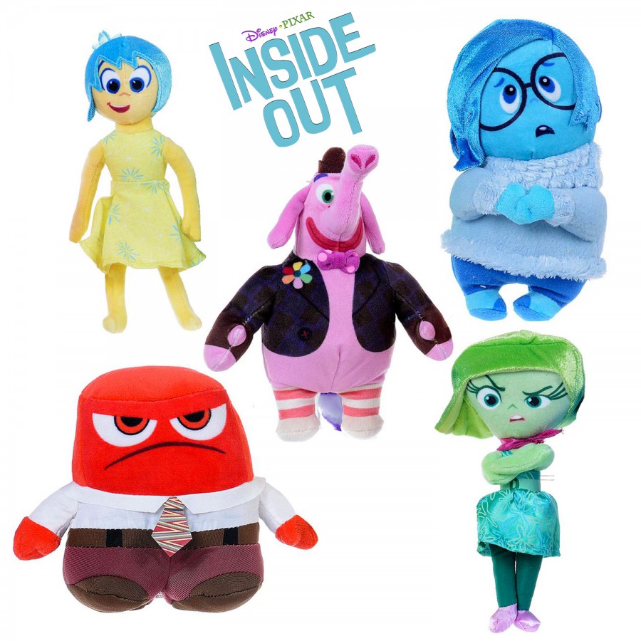 Peluche 30cm INSIDE OUT a Scelta BING BONG GIOIA RABBIA TRISTEZZA ...