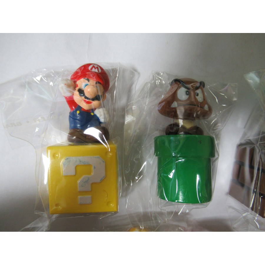 SET 5 Figures SUPERMARIO 5cm Mario Luigi Toad Goomba Koopa Cake Topper ...
