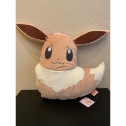 Pokemon EEVEE Evoli Volpe GRANDE PELUCHE Cuscino 35x35cm ORIGINALE ...