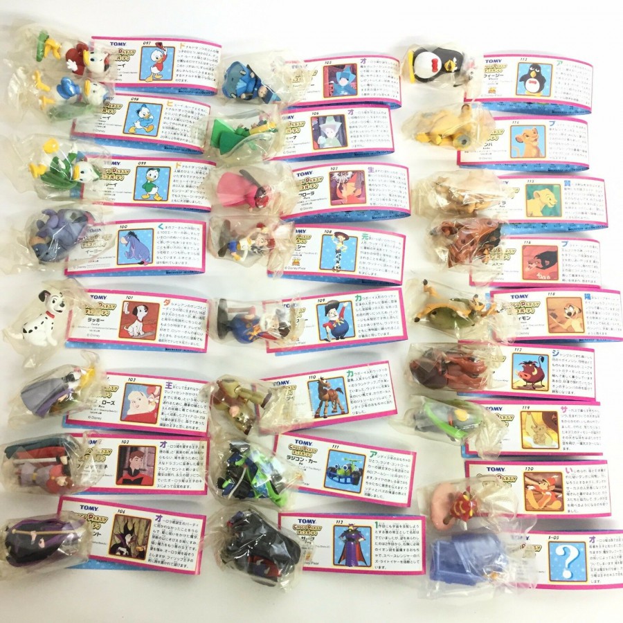 RARE Complete SET 25 MINI FIGURES DISNEY CHOCO PARTY Part 5 With Secret ...