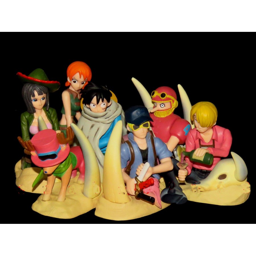 ULTRA RARE SET 7 Figures ONE PIECE Diorama World Gashapon Part 2 ...