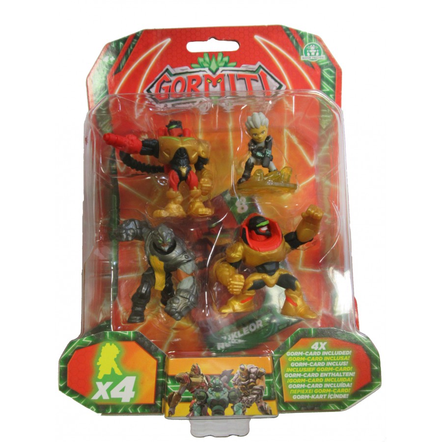 GORMITI 4 Figures Nukleor New Trek Ultra Karak Ultra Vulkan 5cm ...