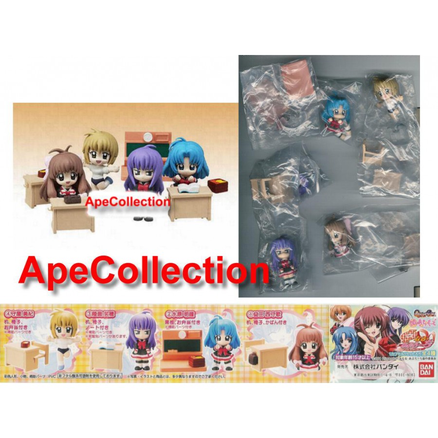 BANDAI Set 4 Figure MOE A LA MODE 8 Sexy Girls Manga !! - Apecollection