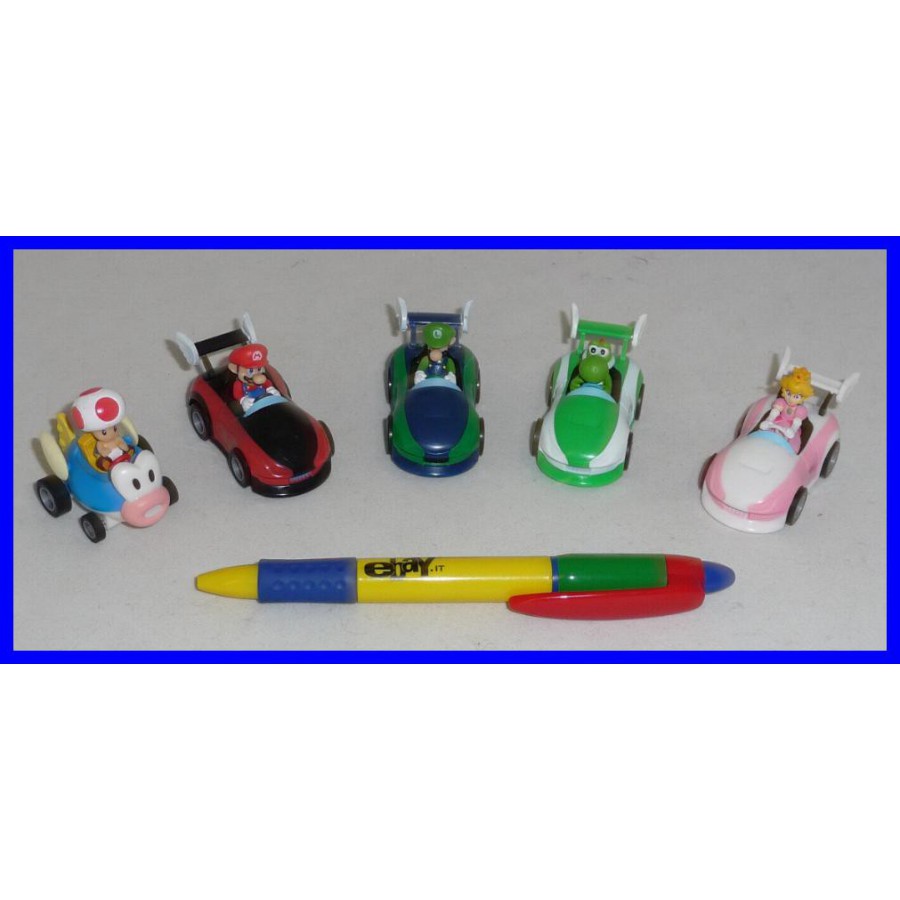 RARO SET 5 Figure Modelli SUPER MARIO KART PART 3 Gashapon Tomy JAPAN ...