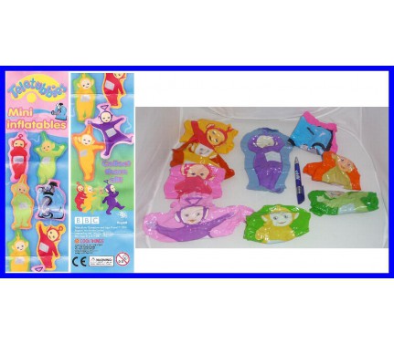 Set 9 TELETUBBIES INFLATABLES Versione SMALL Mini PO LAA-LAA TINKY ...