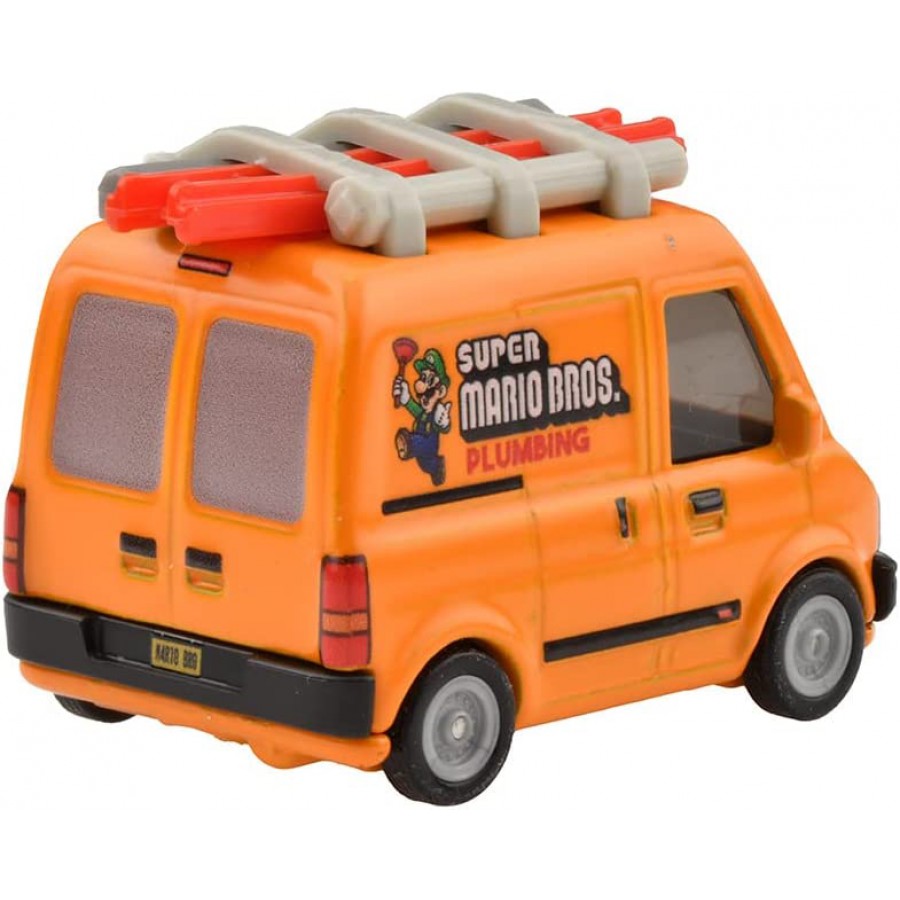 SUPER MARIO BROS Il FILM Die Cast Modellino PLUMBER VAN Furgone Scala 1 ...