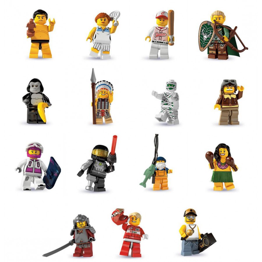 MINI LEGO Figures 8803 SERIE 3 Figura A SCELTA Nuova Busta ORIGINALE ...