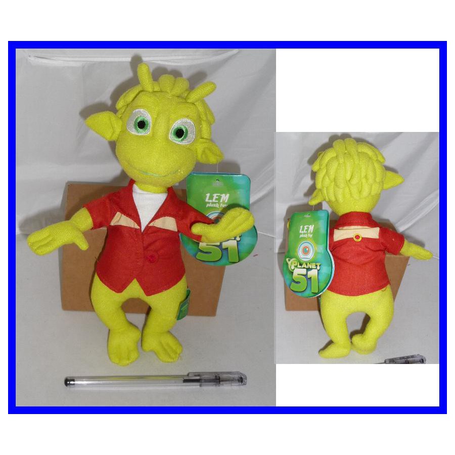 Plush from PLANET 51 Alien LEM 20cm ORIGINAL Official - Apecollection