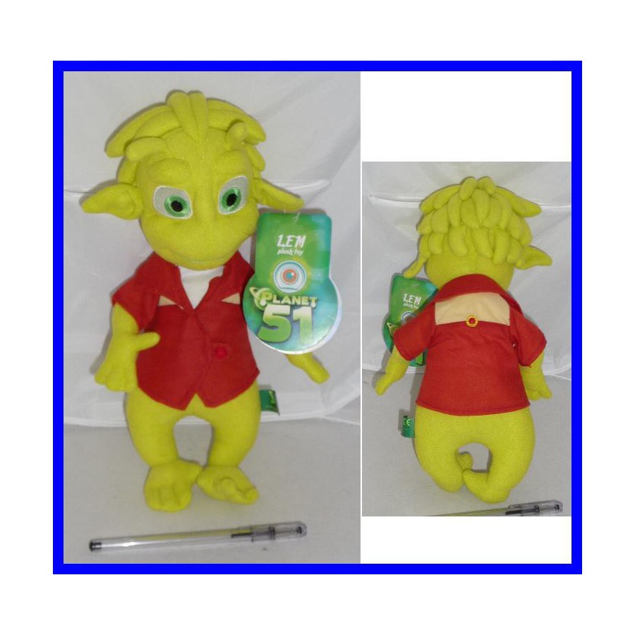 Plush from PLANET 51 Alien LEM 30cm ORIGINAL Official - Apecollection