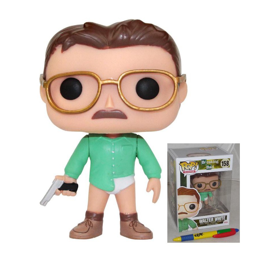 BREAKING BAD Figure WALTER WHITE 10cm POP 158 Original FUNKO Walt ...
